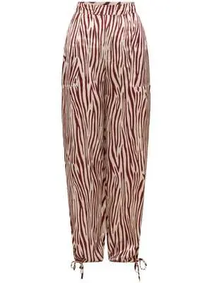 NICHOLAS Nori Ankle-cuff Silk Pants
