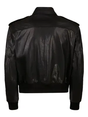 Bally Leather Bomber Jacket