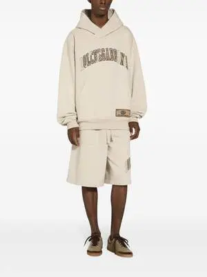 Dolce & Gabbana Logo-embroidered Cotton Hoodie