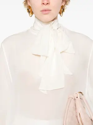 Fabiana Filippi Tied-neck Blouse