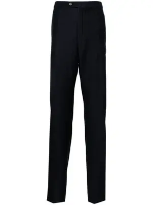 Corneliani Mid-rise Tailored Trousers - Blue