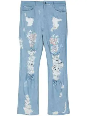 Collina Strada Sequin-embellished Jeans