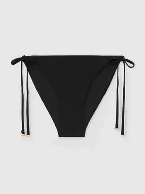 REISS Riah Bikini Bottom - Black