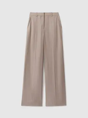 ATELIER Rosa Wide-leg Linen Suit Trousers