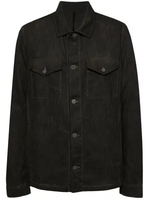 POÈME BOHÉMIEN Linen Shirt Jacket