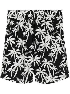 MAUNA KEA Palm Tree-print Track Shorts