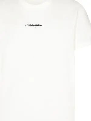 Dolce & Gabbana Logo-patch Cotton T-shirt