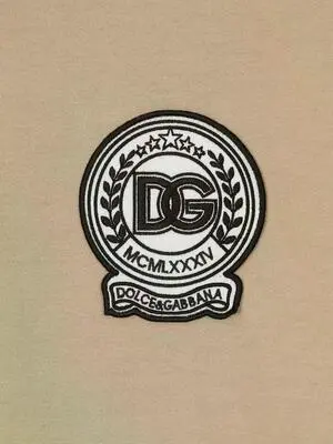 Dolce & Gabbana Dg-embroidered Cotton T-shirt