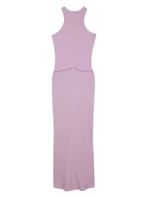 ALESSANDRO VIGILANTE Fine-ribbed Maxi Dress