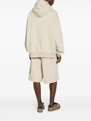Dolce & Gabbana Logo-embroidered Cotton Track Shorts