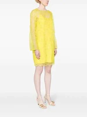 Max Mara Bracco Motif-embroidered Midi Dress