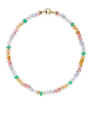 Harwell Godfrey 18kt Yellow Gemstone Foundation Bead Necklace - Gold