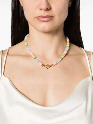 Harwell Godfrey 18kt Yellow Gemstone Foundation Bead Necklace