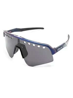 Oakley Sutro Lite Sweep Shield-frame Sunglasses - Blue