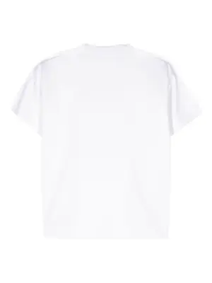 Junya Watanabe Panelled Open-knit Top - Neutrals