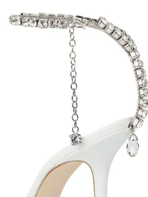JIMMY CHOO - Jimmy Choo 100mm Saeda Crystal-Embellished Pumps