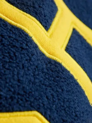 Rhude Logo-appliqué Terry Varsity Jacket