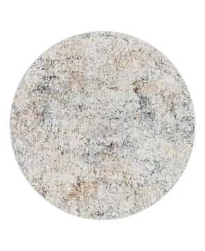 Livabliss Laila Laa-2304 Round Area Rug, 7'10 X 7'10 - Silver