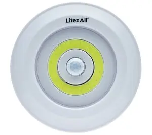 LITEZALL Motion Activated Puck Light 4 Pack - One-color