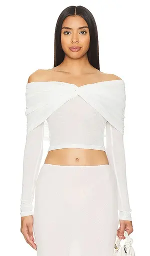 SNDYS Madrid Off-shoulder Top