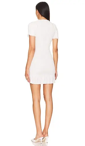 APRES STUDIO Ruched Mini Dress