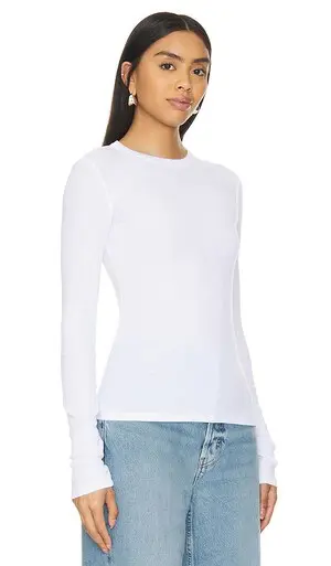 Cotton Citizen Verona Crewneck Long Sleeve - White
