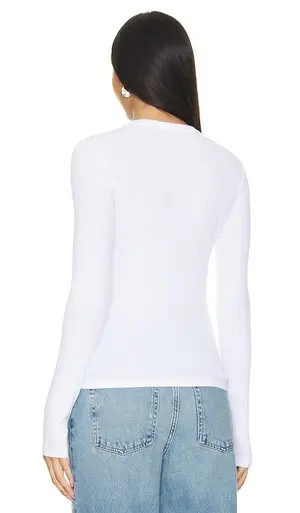Cotton Citizen Verona Crewneck Long Sleeve - White