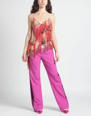 MSGM Top Fuchsia Viscose - Ivory
