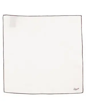 Men's White Silk Scarves