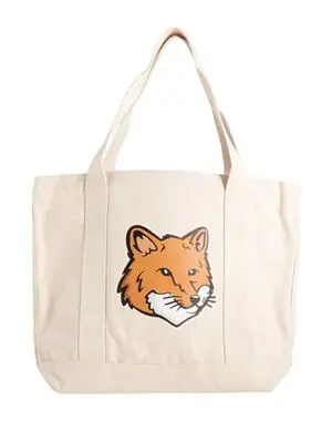 Maison Kitsuné Cotton Shopper Tote - White
