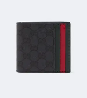 Gucci Gg Canvas Wallet - Grey