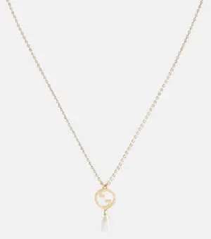 Gucci Blondie Faux Pearl Necklace - Gold