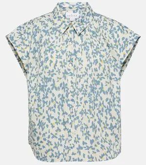 Velvet By Graham & Spencer Paulette Floral Cotton Blouse - Multicoloured