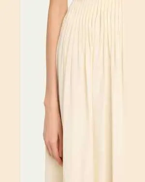 LOULOU STUDIO Artemis Pleated Maxi Skirt