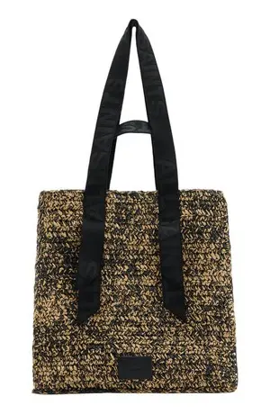 Women's Black Straw Bags
