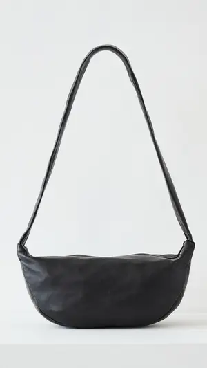 ST. AGNI Soft Crescent Lambskin Shoulder Bag