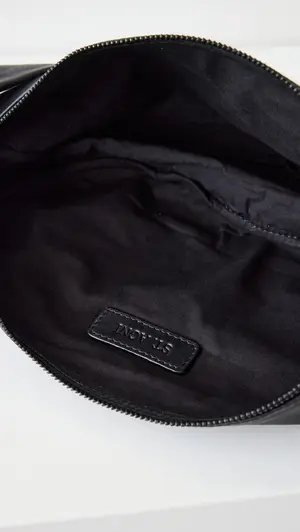 ST. AGNI Soft Crescent Lambskin Shoulder Bag