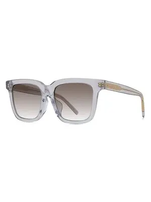 Givenchy Gv Day Rose Rectangular Sunglasses - Translucent Grey Gradient