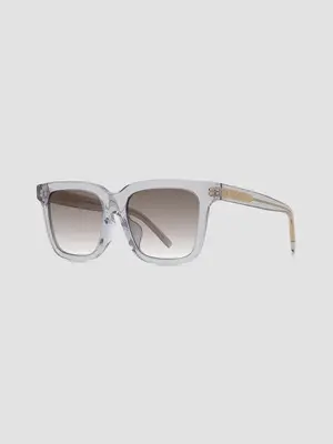 Givenchy Gv Day Rose Rectangular Sunglasses - Translucent Grey Gradient