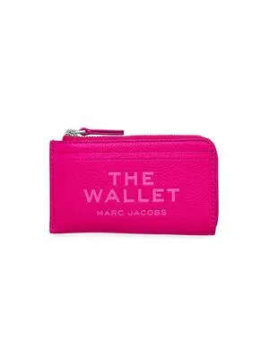 Marc Jacobs The Leather Top-zip Multi Wallet Hot Pink