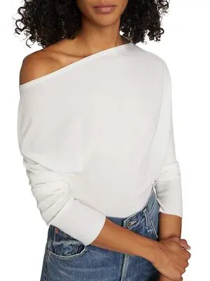 Simkhai Lavina Wool-blend Off-the-shoulder Sweater - Ivory