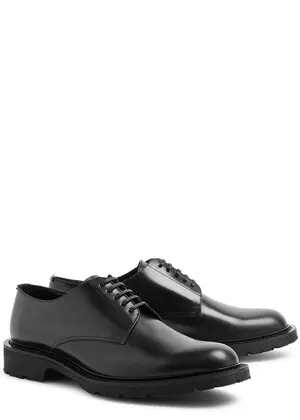Saint Laurent Vaughn Leather Derby Shoes