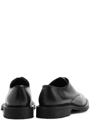 Saint Laurent Vaughn Leather Derby Shoes