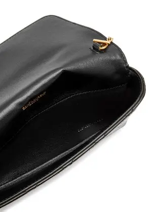 Saint Laurent Gaby Quilted Leather Wallet-on-chain