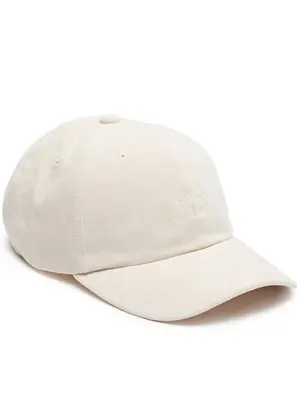 Varley Franklin Logo-embroidered Chenille Cap Beige