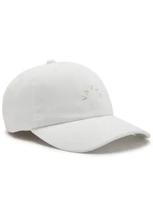 Varley Franklin Logo-embroidered Chenille Cap Cream