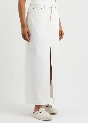 AGOLDE - AGOLDE Leif Denim Maxi Skirt