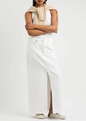 AGOLDE - AGOLDE Leif Denim Maxi Skirt