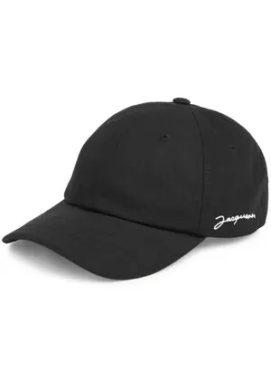 Jacquemus La Casquette Cotton Cap - Black