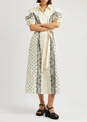 Chloé Piia 100 Leather Wedge Espadrilles